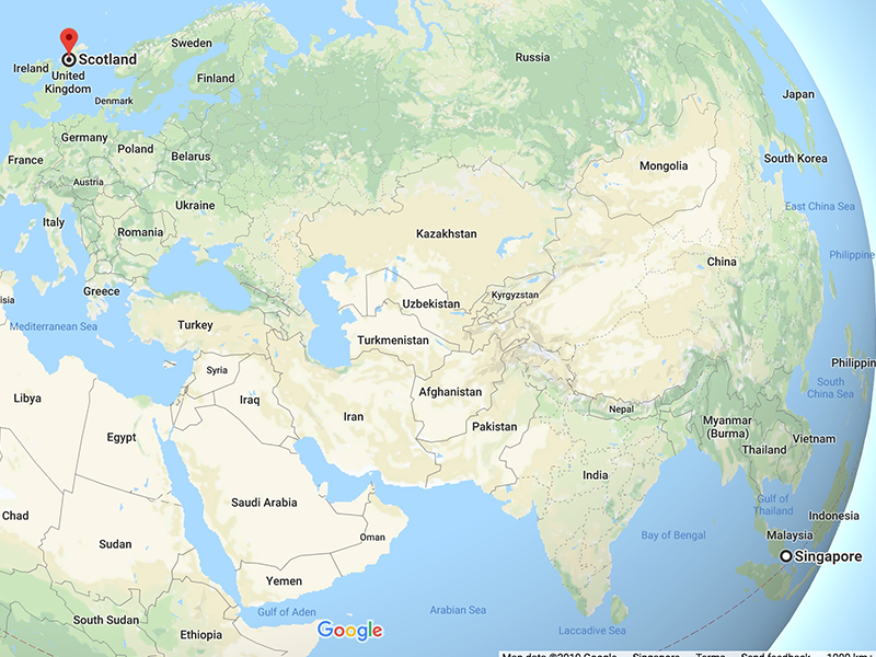 Scotland On World Political Map - United States Map